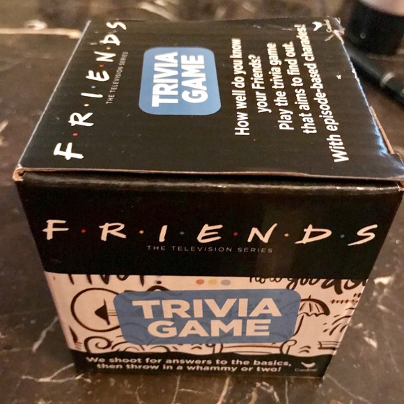 Games | Nwt Friends Tv Show Trivia Cards Game | Poshmark